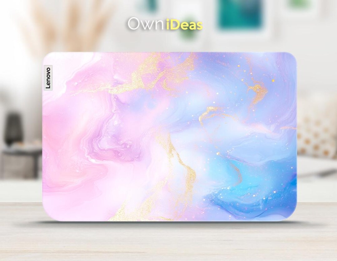 Lenovo Thinkpad Laptop Decal Light Purple Marble Design Customizable ...