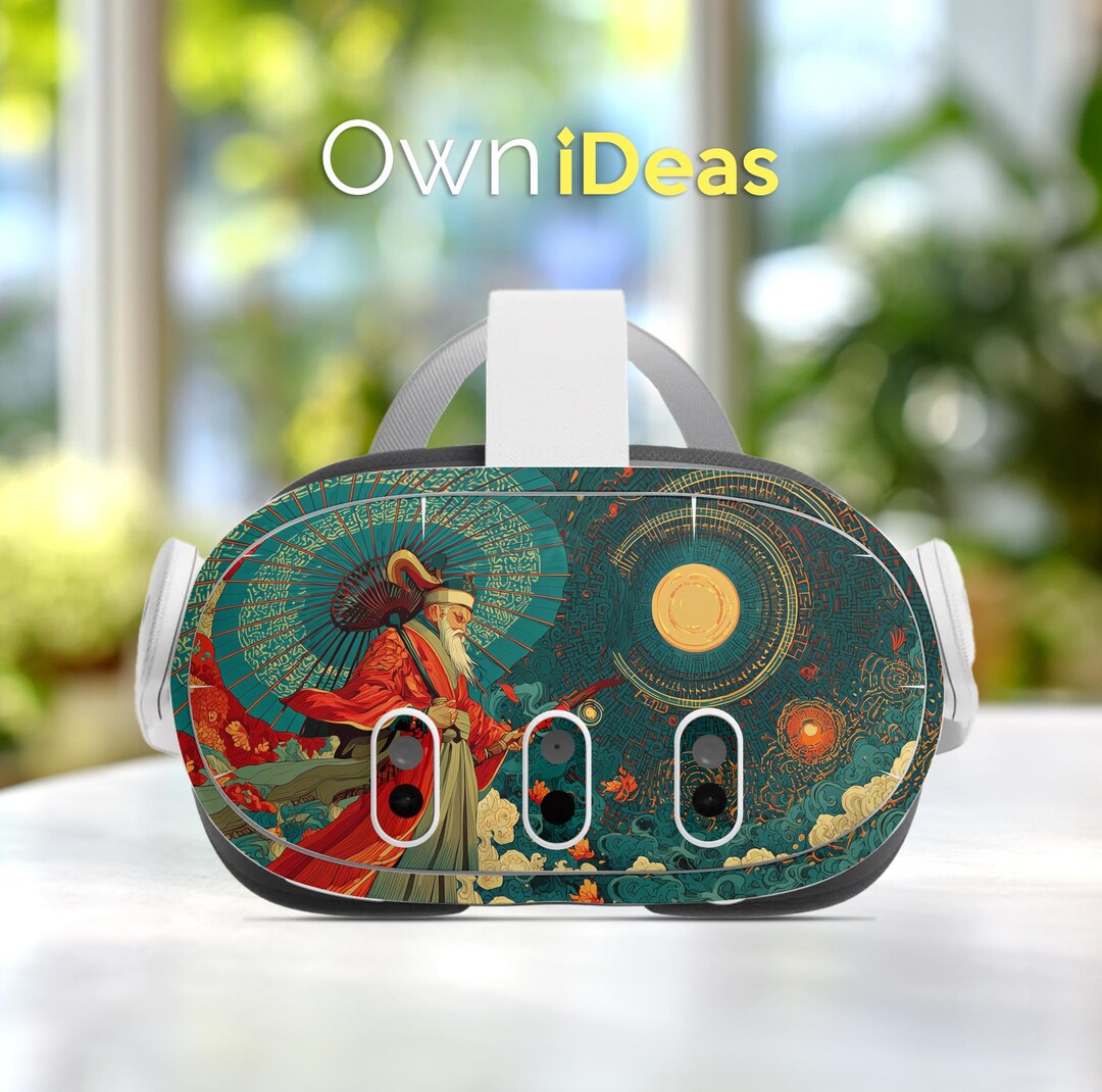 Custom Meta Quest 3S Vr Headset Skin, Classic Design Pattern, Suitable ...