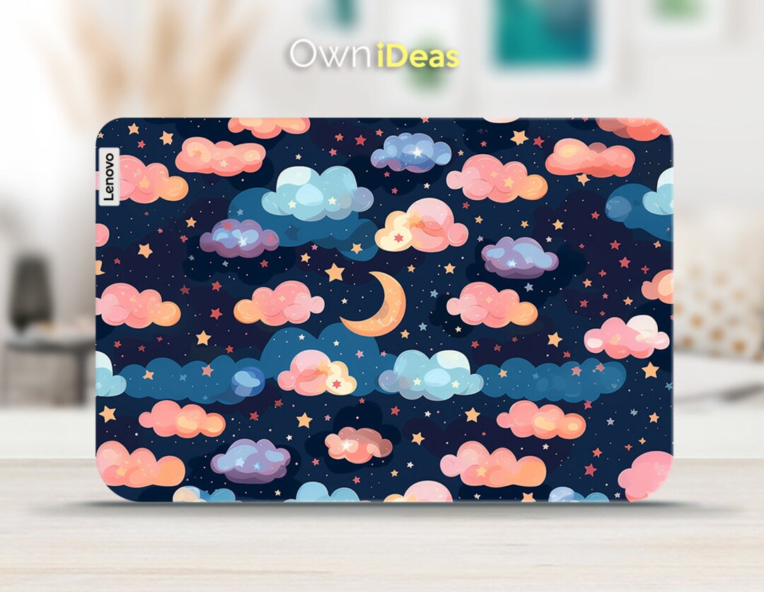 Lenovo Gaming Laptop Vinyl Sticker Colorful Cloud Design Personalized ...
