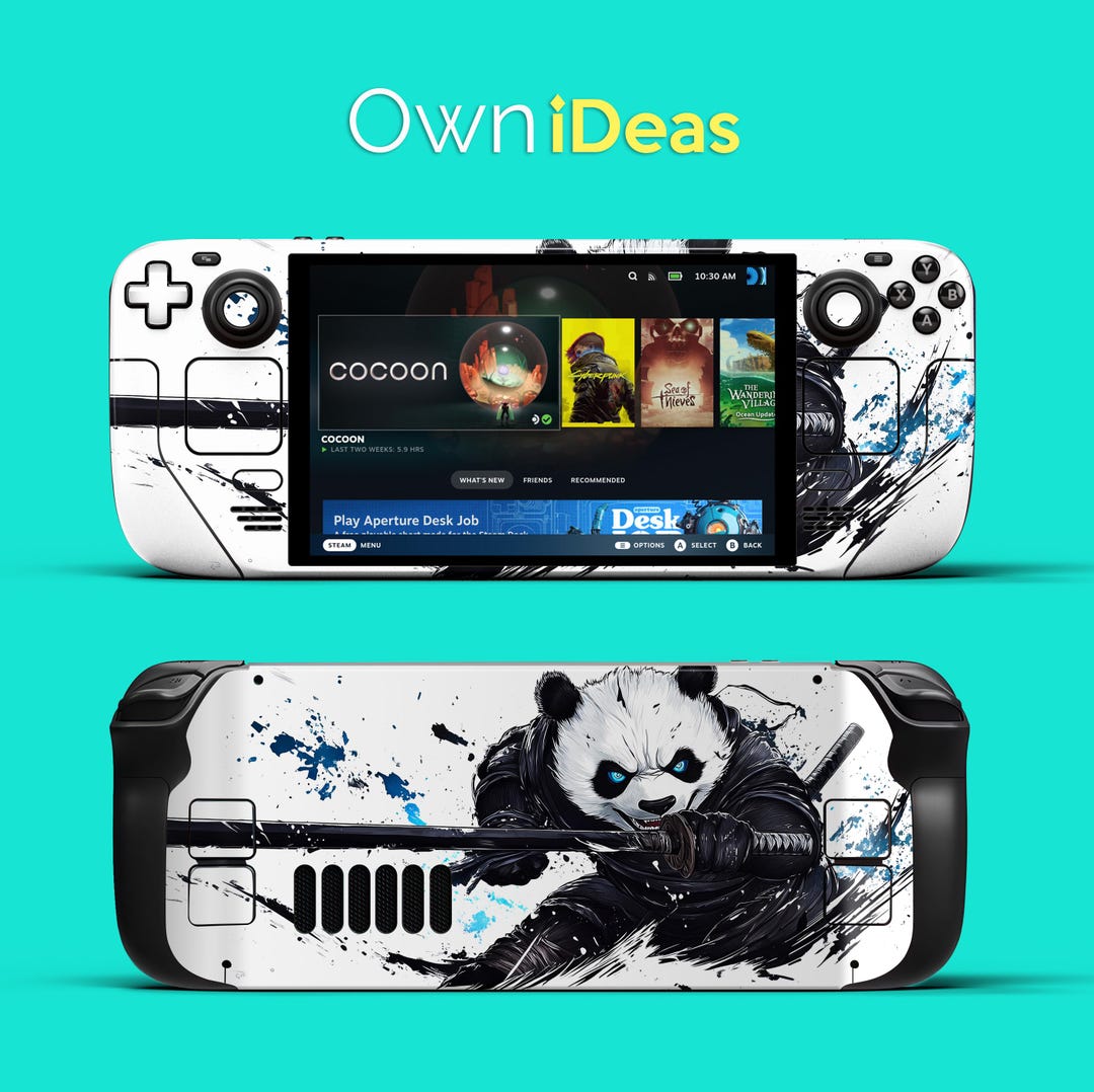 Steam Deck 3M Skin Accessory With Transparent Shell Kung Fu Panda ...