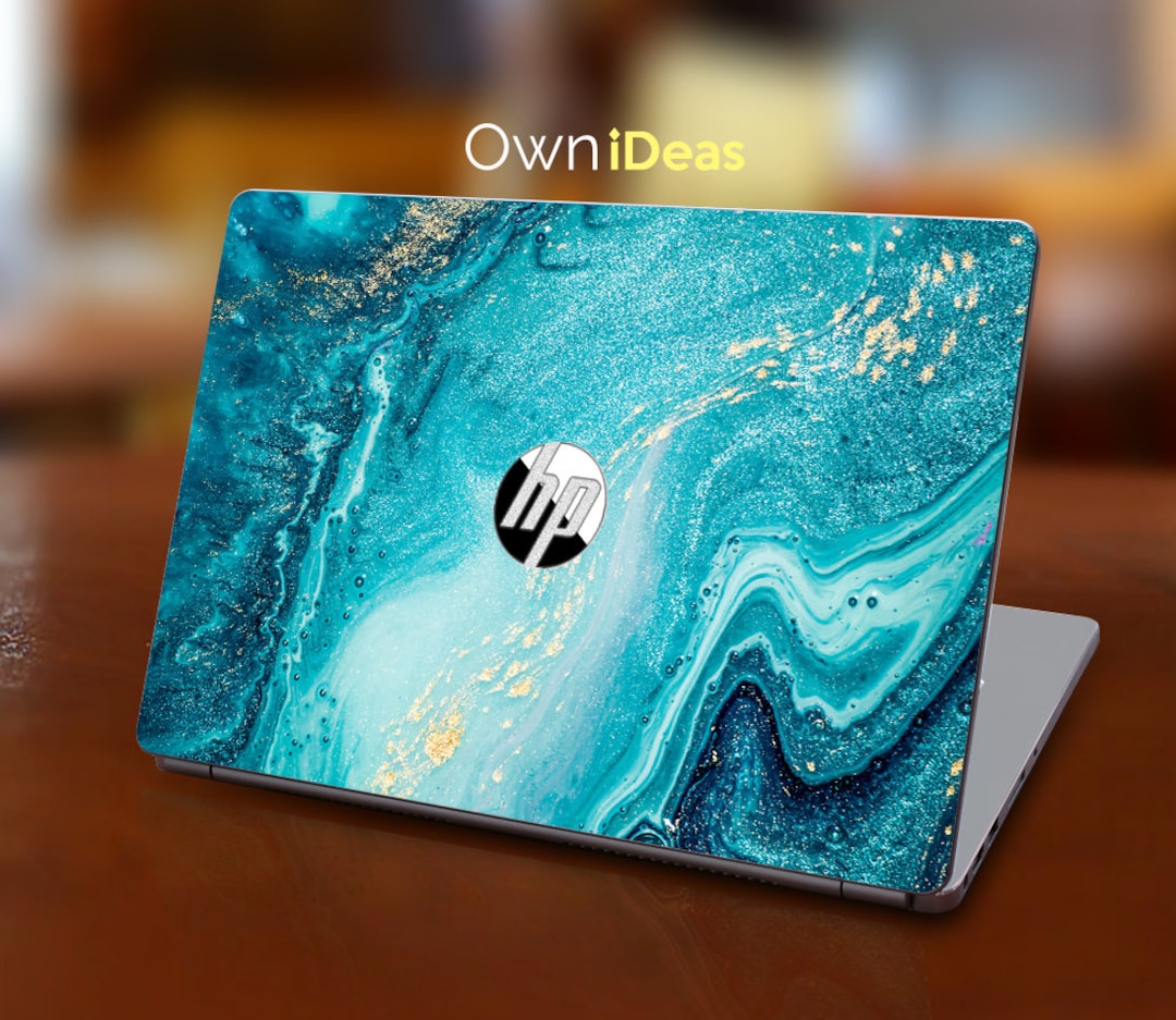 Hp Spectre Laptop Skin, Marble Texture Personalized Gift, Fits HP ...