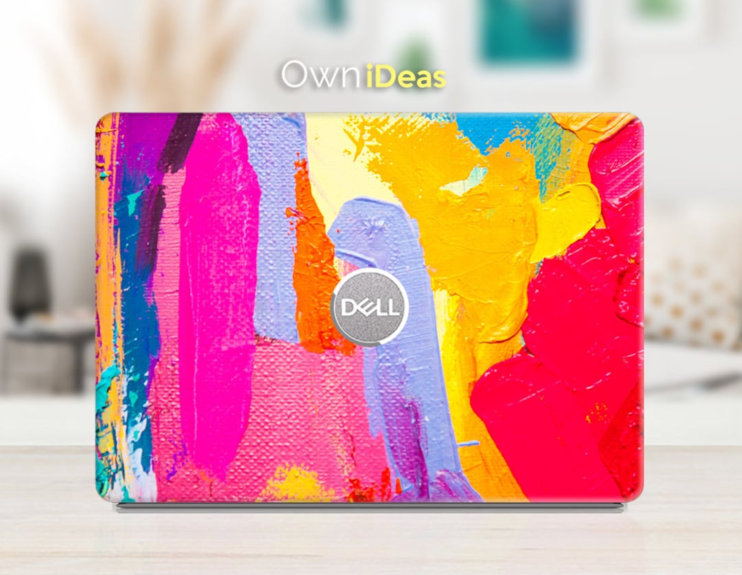 Dell Laptops Decal Art Collectibles Colorful Abstract Oil Painting ...