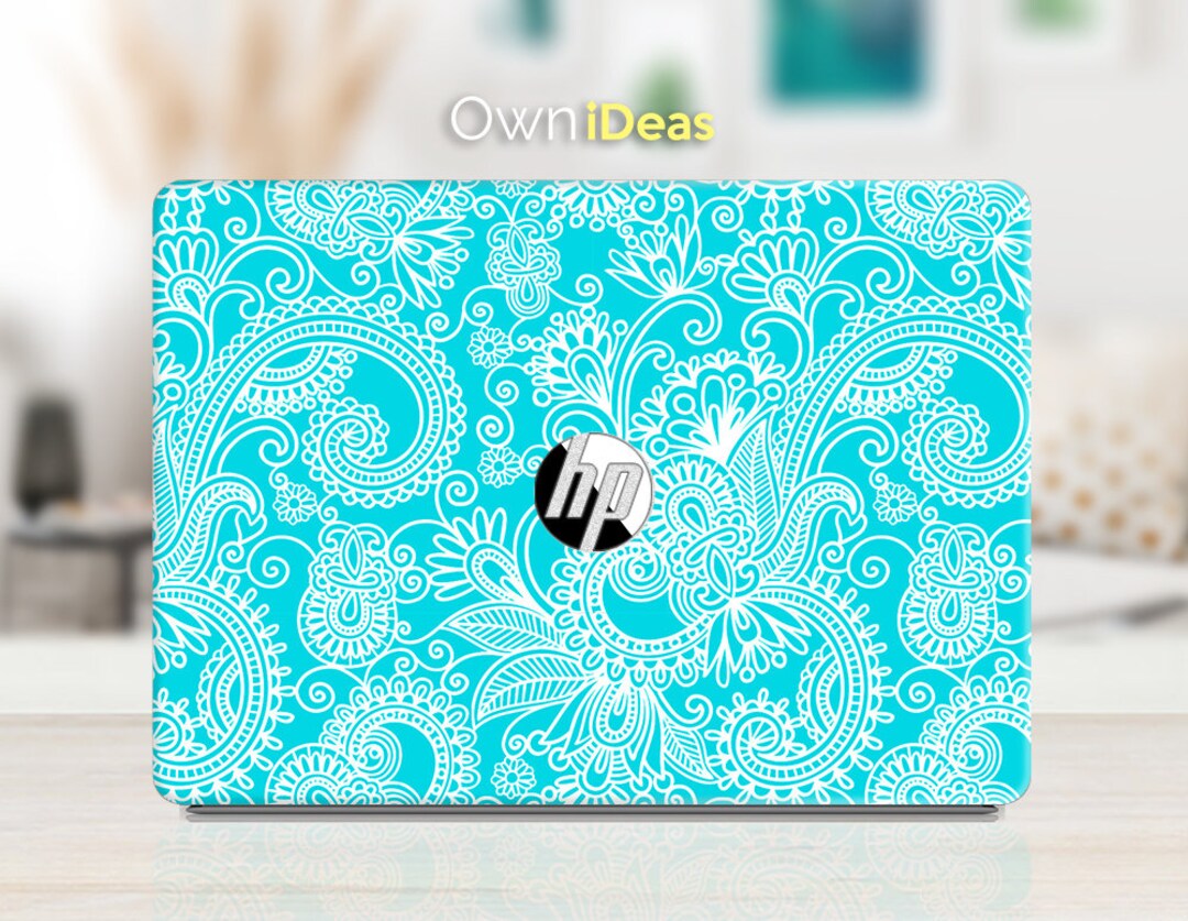 Hp Spectre Cover Skin, Blue Flowers Personalized Gift, Fits HP Spectre ...