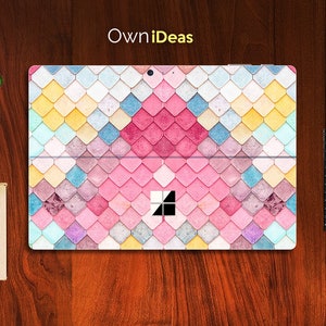 Microsoft Surface Go 2 Skin, Geometric Patterns Design, Personalized ...