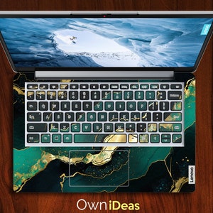 Lenovo Skins Customizable Present Custom Decal Distinctive Green Cool ...