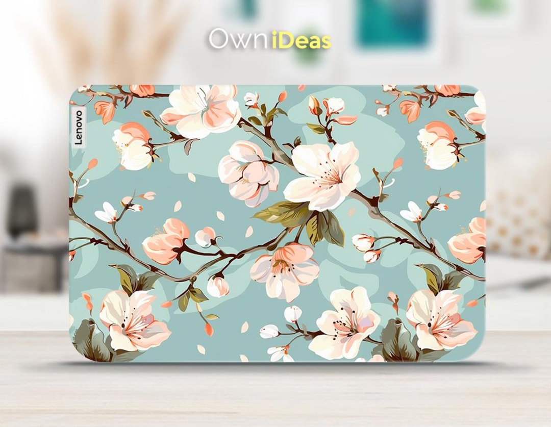 Lenovo Thinkpad Laptop Decal Beautiful Small Flower Pattern Vinyl ...