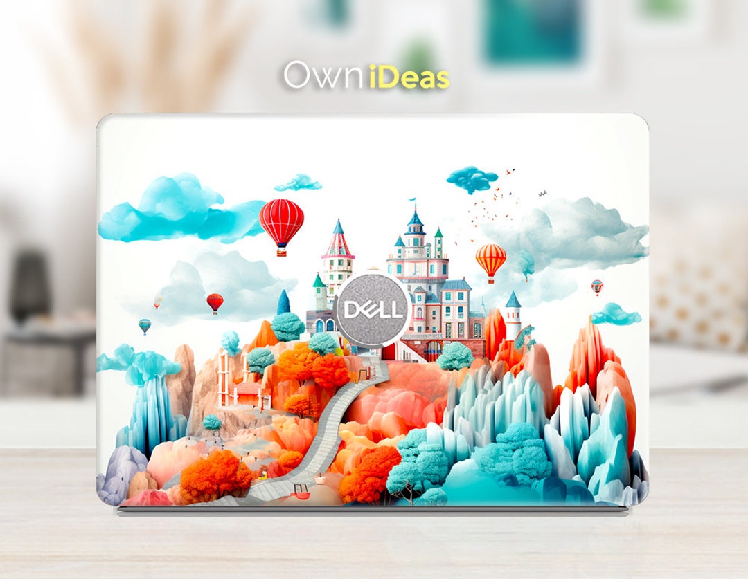 Dell Laptop Cover Decal Aesthetics Imposing Castle Stickers ...