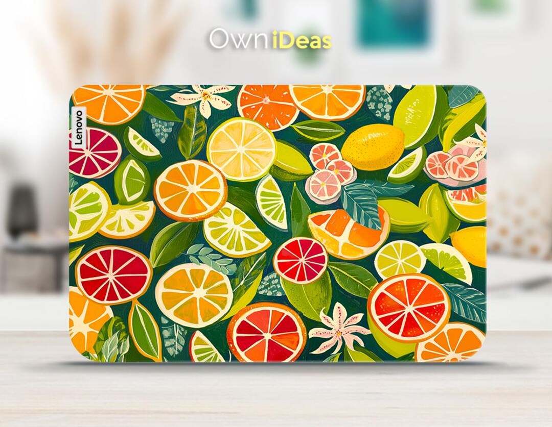 Lenovo Thinkpad T14 Gen3 Laptop Decal Colorful Lemon Design Custom Gift ...
