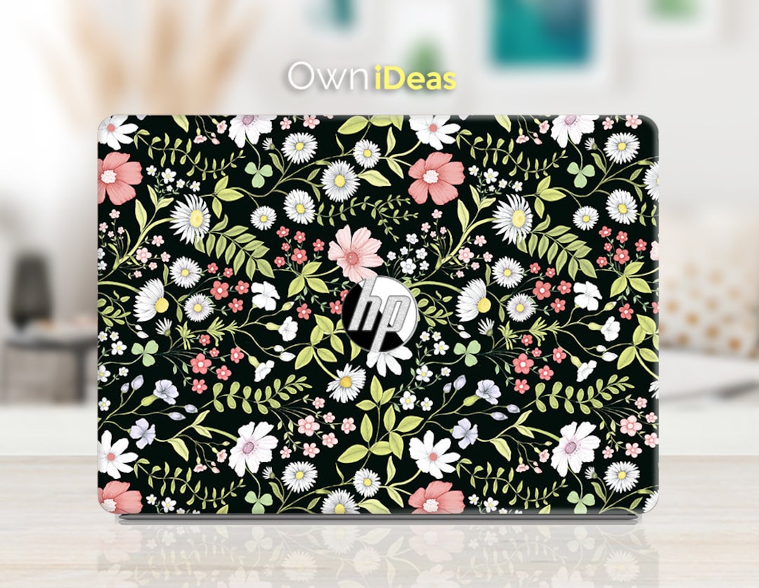 Hp Laptop Skins, Flowers Design Personalized Gift, Fits HP Spectre ...