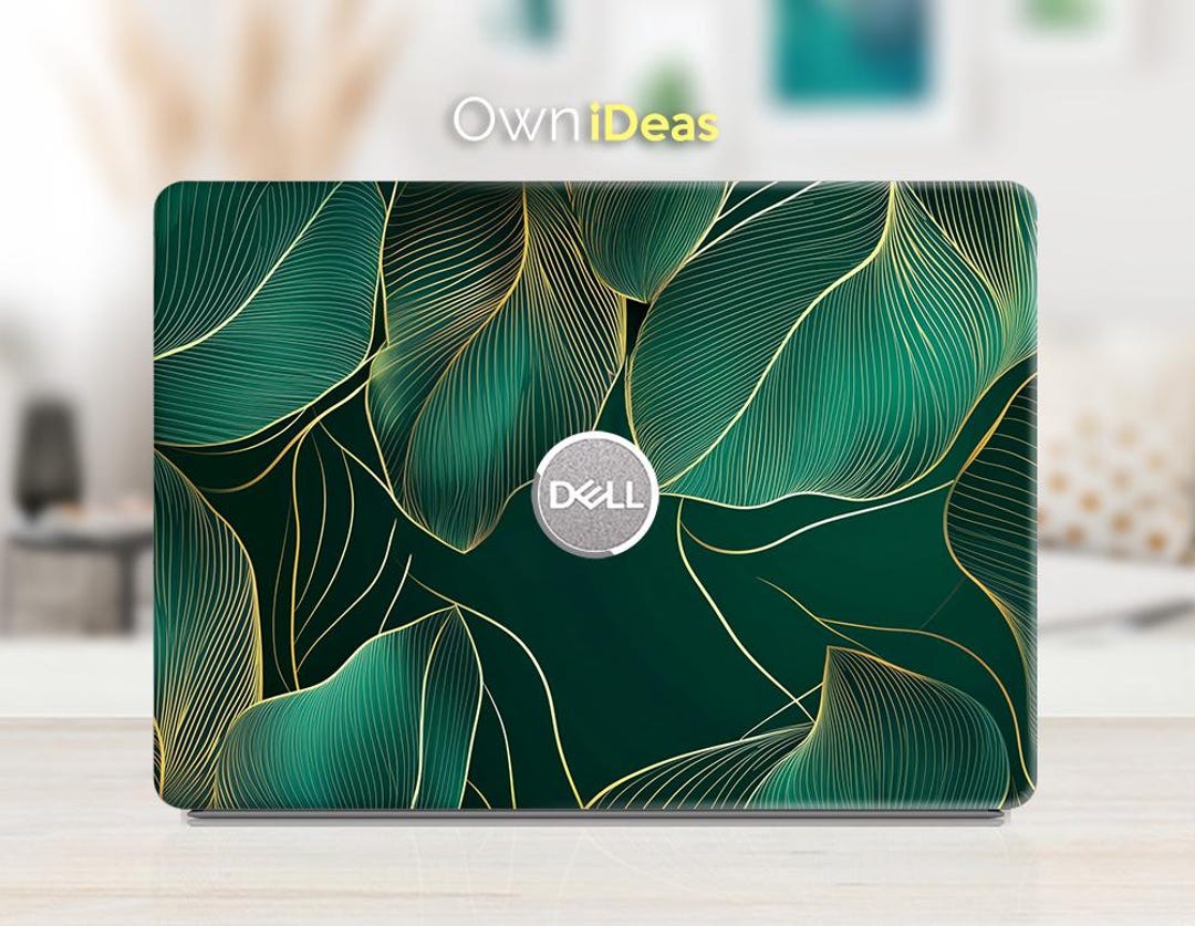 Dell Laptop Accessories Leaf Design Personalized Gift for Sister Vinyl ...