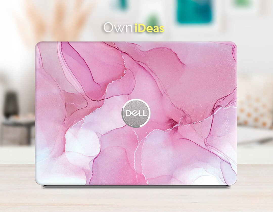 Dell Handcraft Computer Skin Pink Glitter Decal Monogram Sticker ...