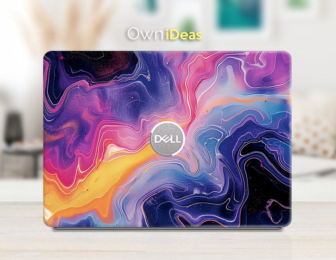 Dell Laptop Protective Skin Colorful Oil Painting Art Design ...