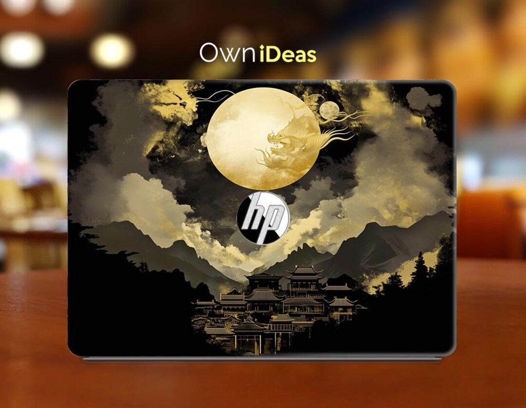 Hp Probook 455 Laptop Stickers Customized Moonlit Night Pattern for ...