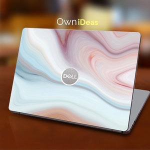 Dell Xps Laptop Vinyl Skin,marble Texture Design,personalized ...