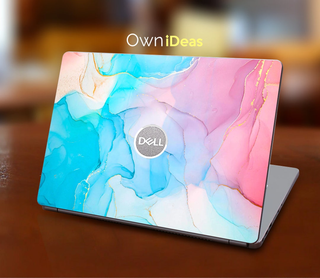 Dell Inspiron Laptop Skins Decal Marble Texture Design Personalized ...