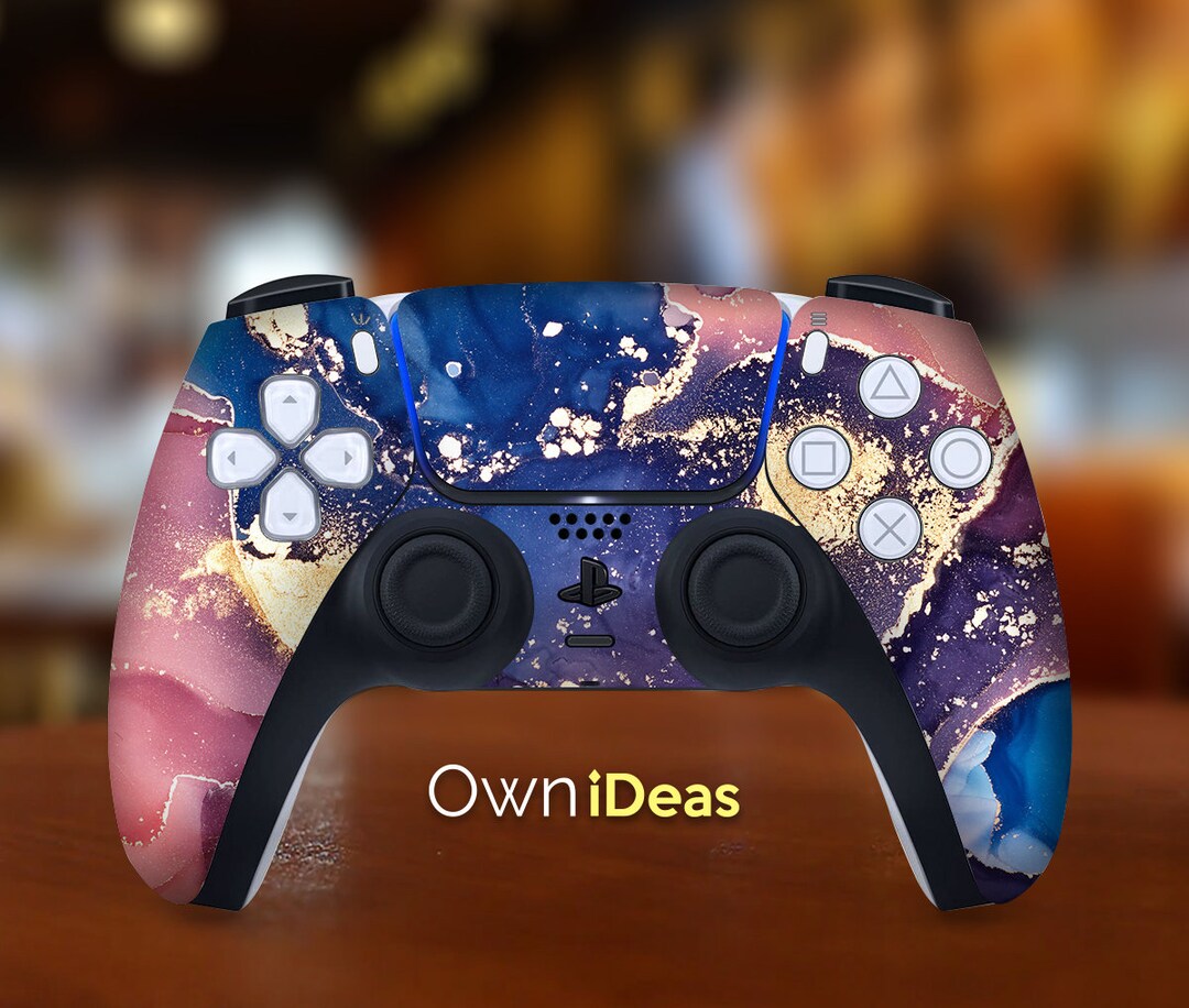 Customizable Ps5 Skin, Colorful Marble Design, Customizable ...