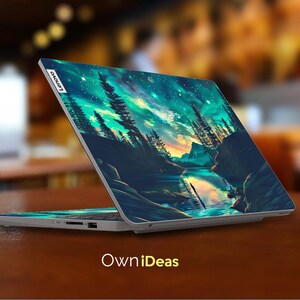 Lenovo Laptop Protective Sticker Night River Pattern Vinyl Sticker for ...
