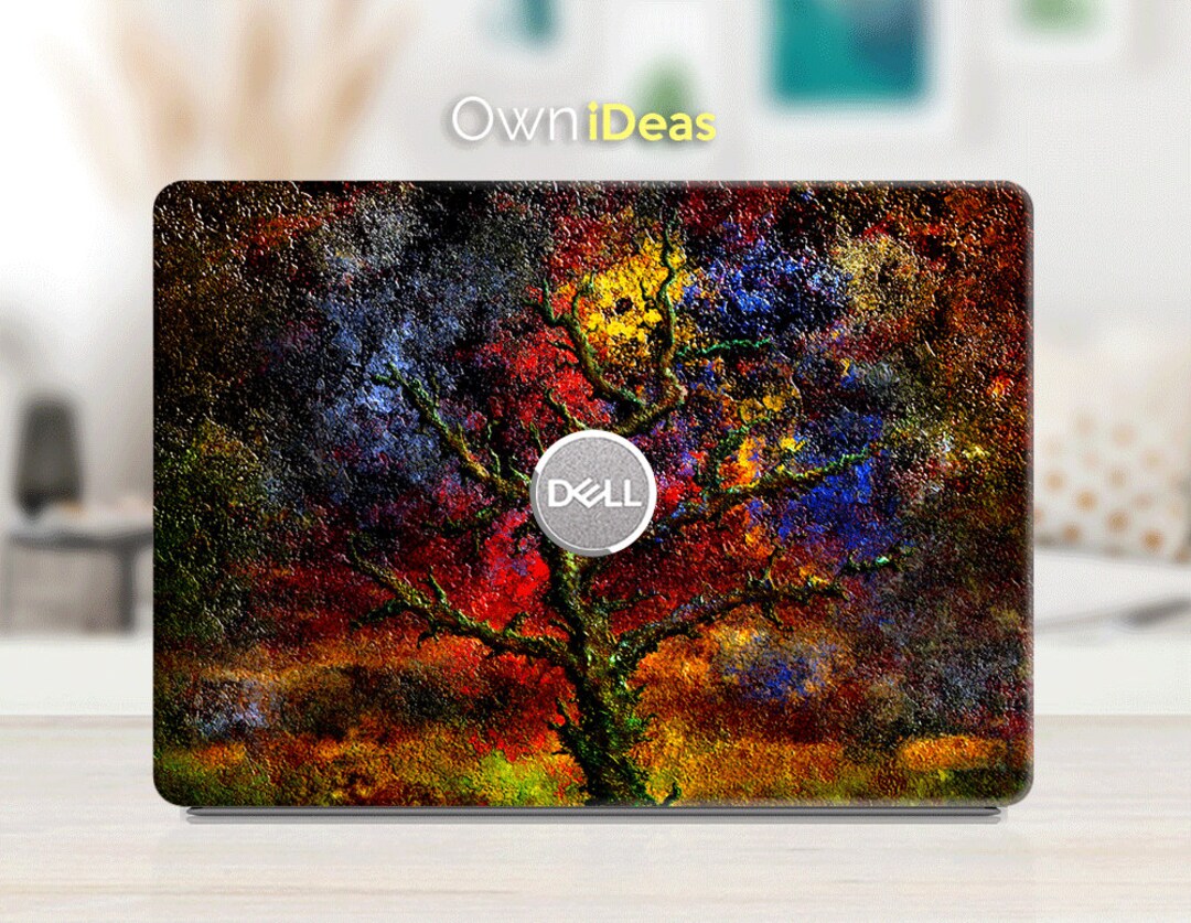 Dell Xps 15 Skin Abstract Tree Oil Painting Personalized Valentine Gift ...
