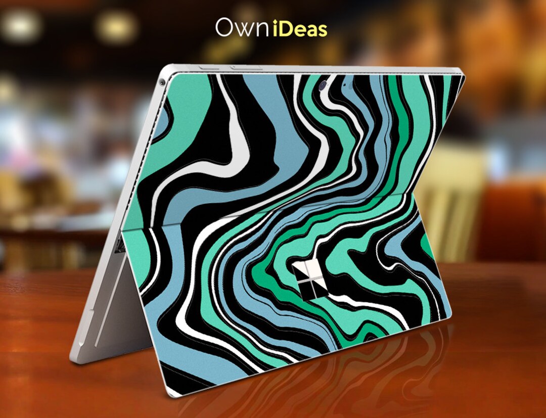 Surface Pro Go Tablet Skin Colorful Abstract Design Personalized Gift ...