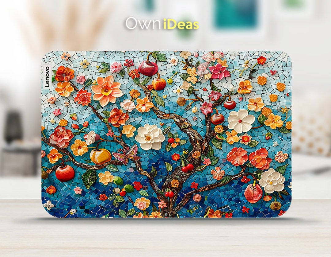 Lenovo Computer Stickers Colorful Flower Design Personalized ...