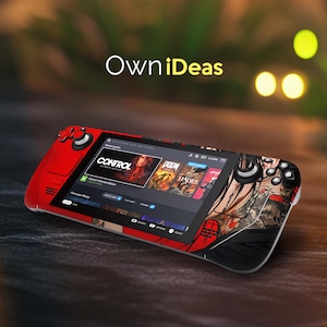 Steam Deck OLED Skin With Transparent Shell Red Killer Pattern Unique ...