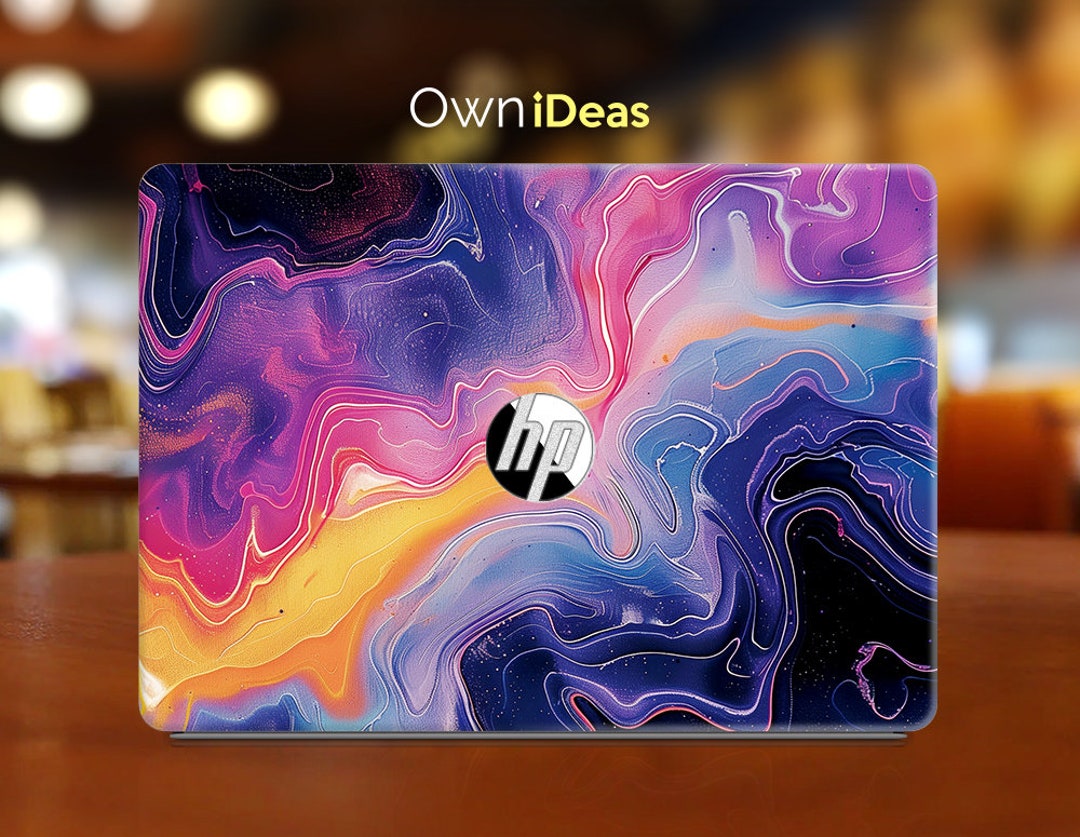 HP Laptop Stickers Custom Colorful Oil Painting Design Gifts for ...