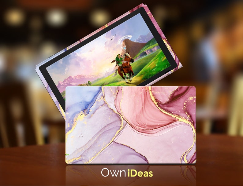 Nintendo Switch Skin Marble Texture Design Personalized Gifts - Etsy