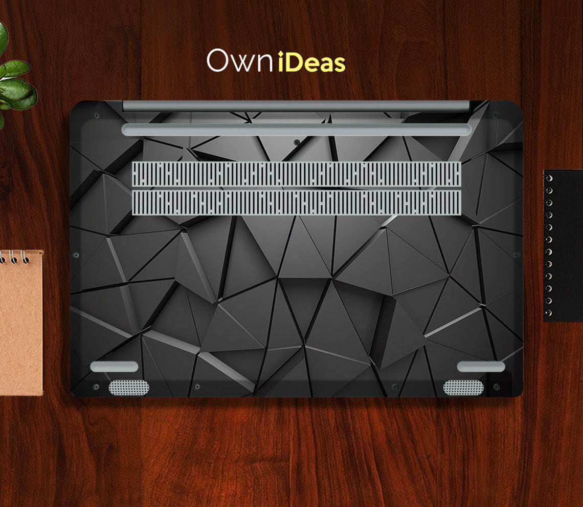 Lenovo Yoga Laptop Thinkpad Sticker Black Geometry Design Personalized ...