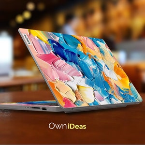 Lenovo Laptop Skin Vinyl Sticker Colorful Design Custom Decal ...