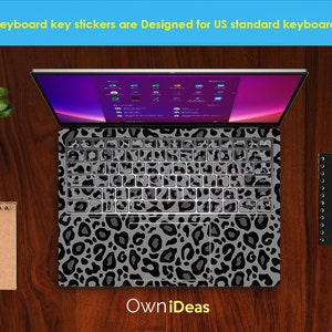 Hp Custom Photo Laptop Skin Black Leopard Print Design Anniversary ...