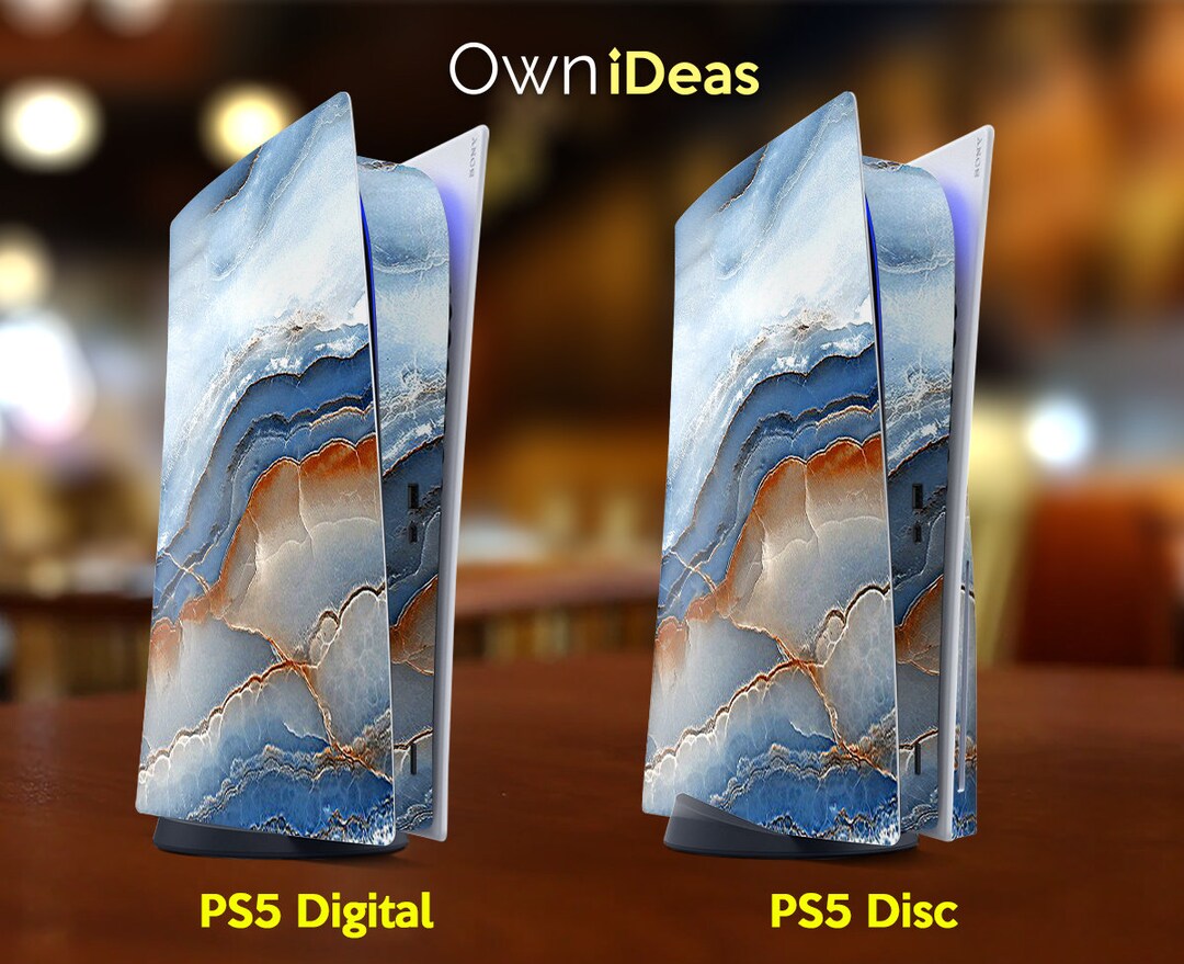 Ps5 Skins, Marble Texture Style Customizable Personalized Gift, for ...