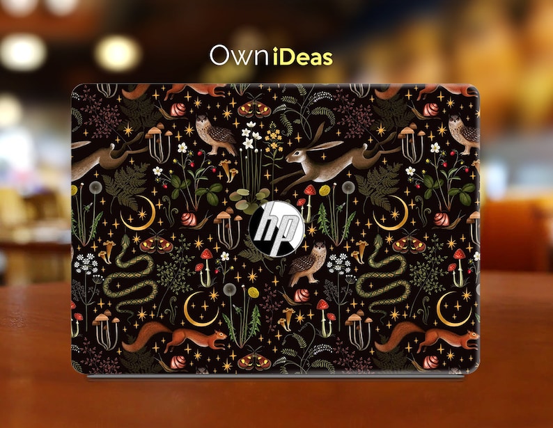 Stickers for Laptop Hp Snake Design Personalized Cool Gift, Fits Hp ...