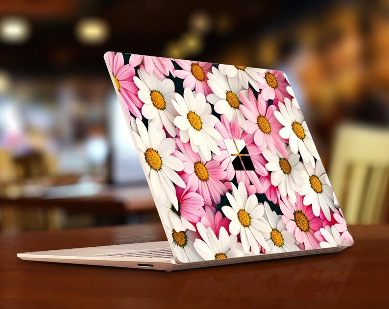 Surface Laptop 7 Protective Sticker Chrysanthemum Design Customizable ...