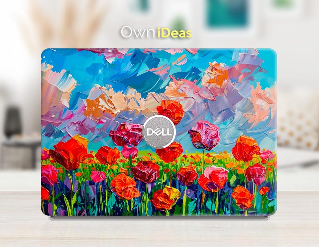 Dell Laptop Sticker Red Rose Design Personalized Gift for Girlfriend ...