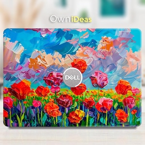 Dell Laptop Sticker Red Rose Design Personalized Gift for Girlfriend ...