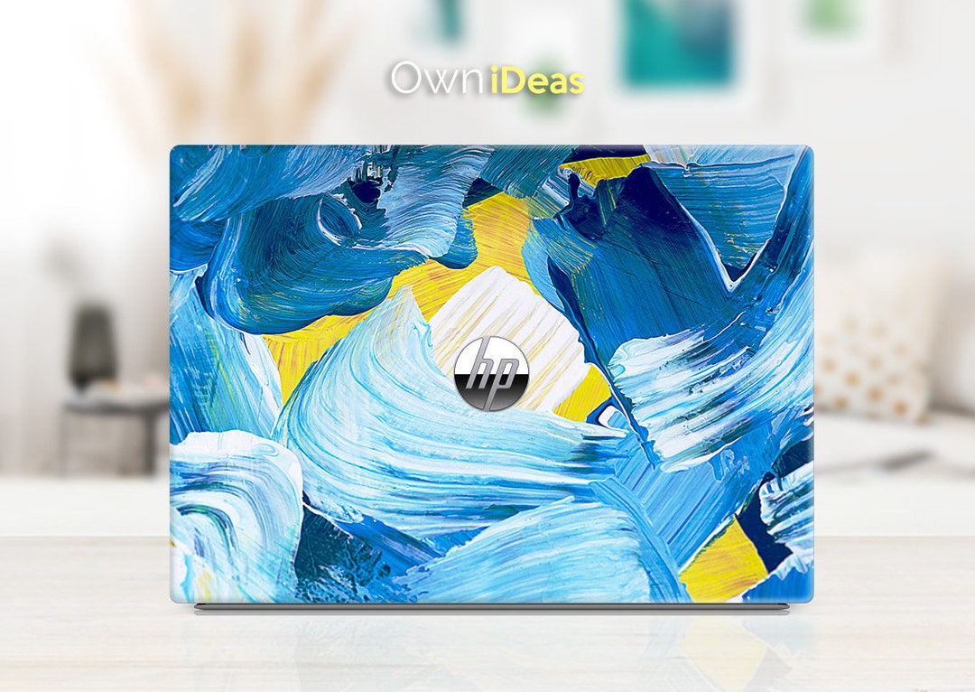 Hp Omen Laptop Skins, Abstract Oil Painting, Personalized Gift, Fits HP ...