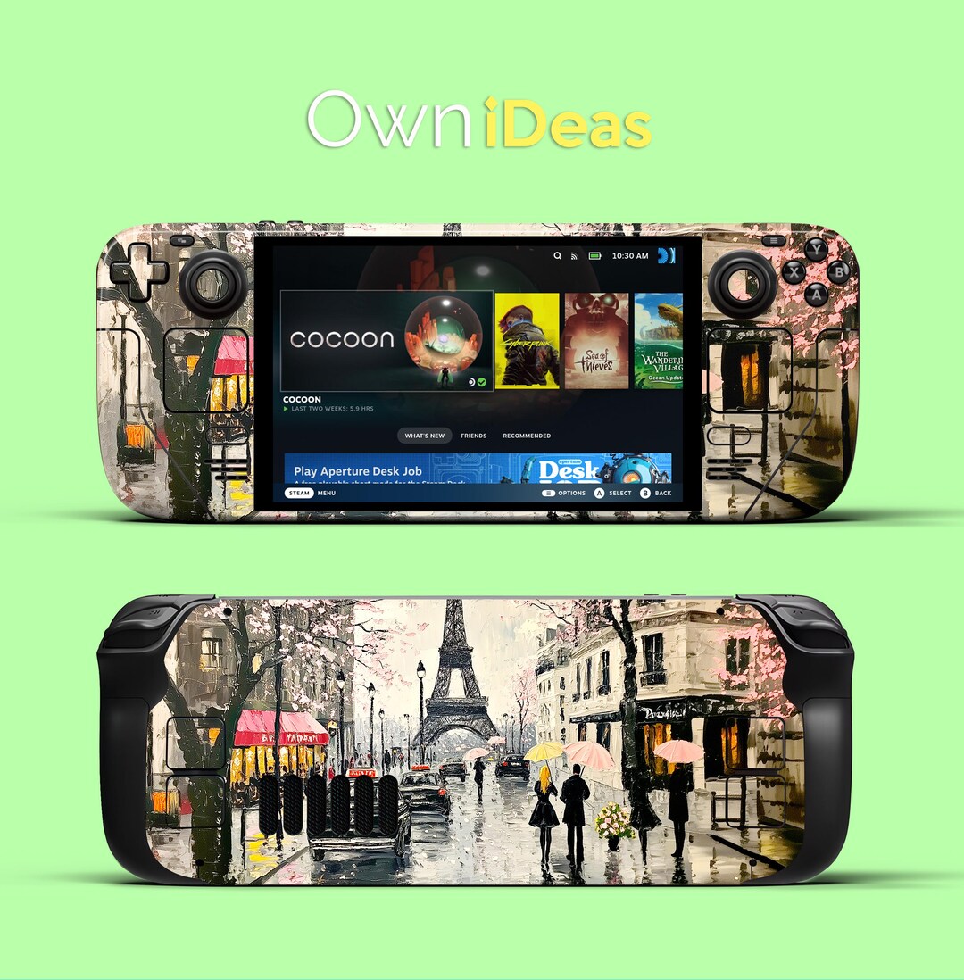 Steam Deck Clear Case Street Art Design Personalised Vinyl Sticker for ...