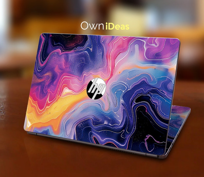 HP Laptop Stickers Custom Colorful Oil Painting Design Gifts for ...