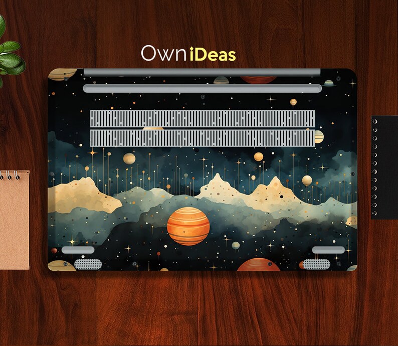 Lenovo Skin Personal Computer Black Planet Design Custom Decal ...