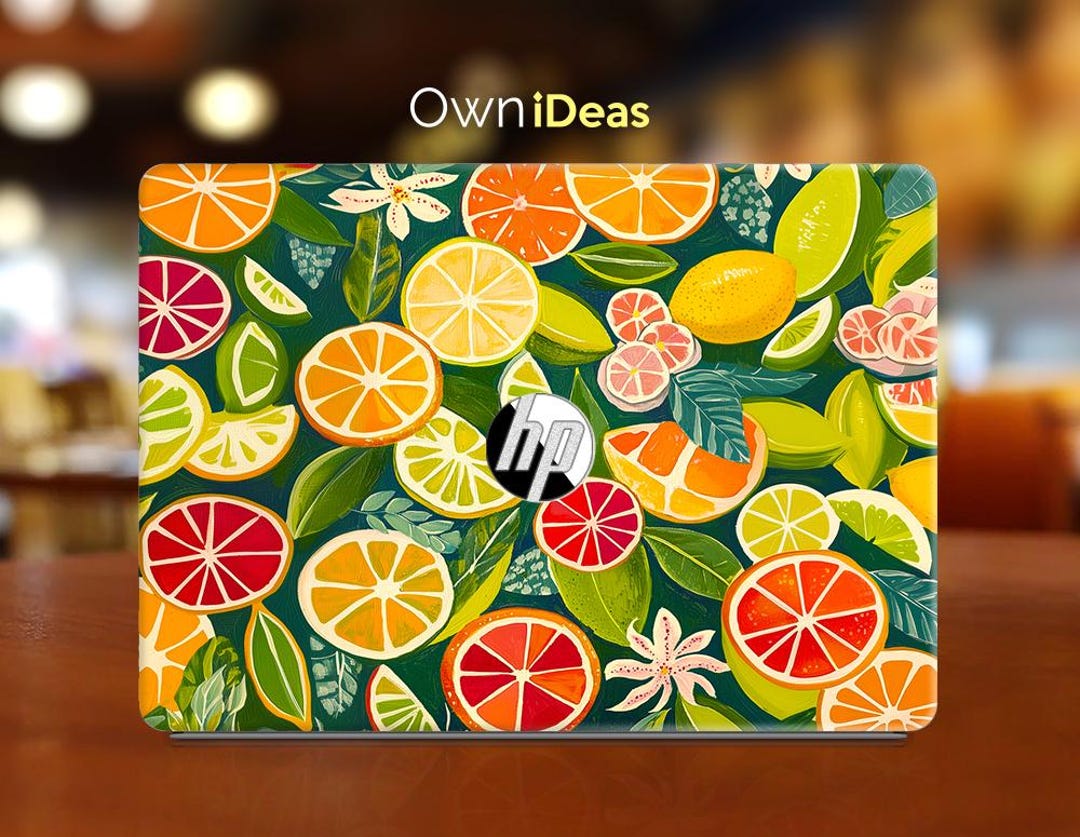 HP Probook 460 G11 Laptop Sticker Colorful Fruit Design Personalized ...