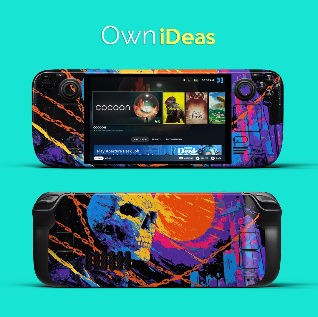Steam Deck Oled Accessories Skin Decals Stickers Sunset Death Pattern ...
