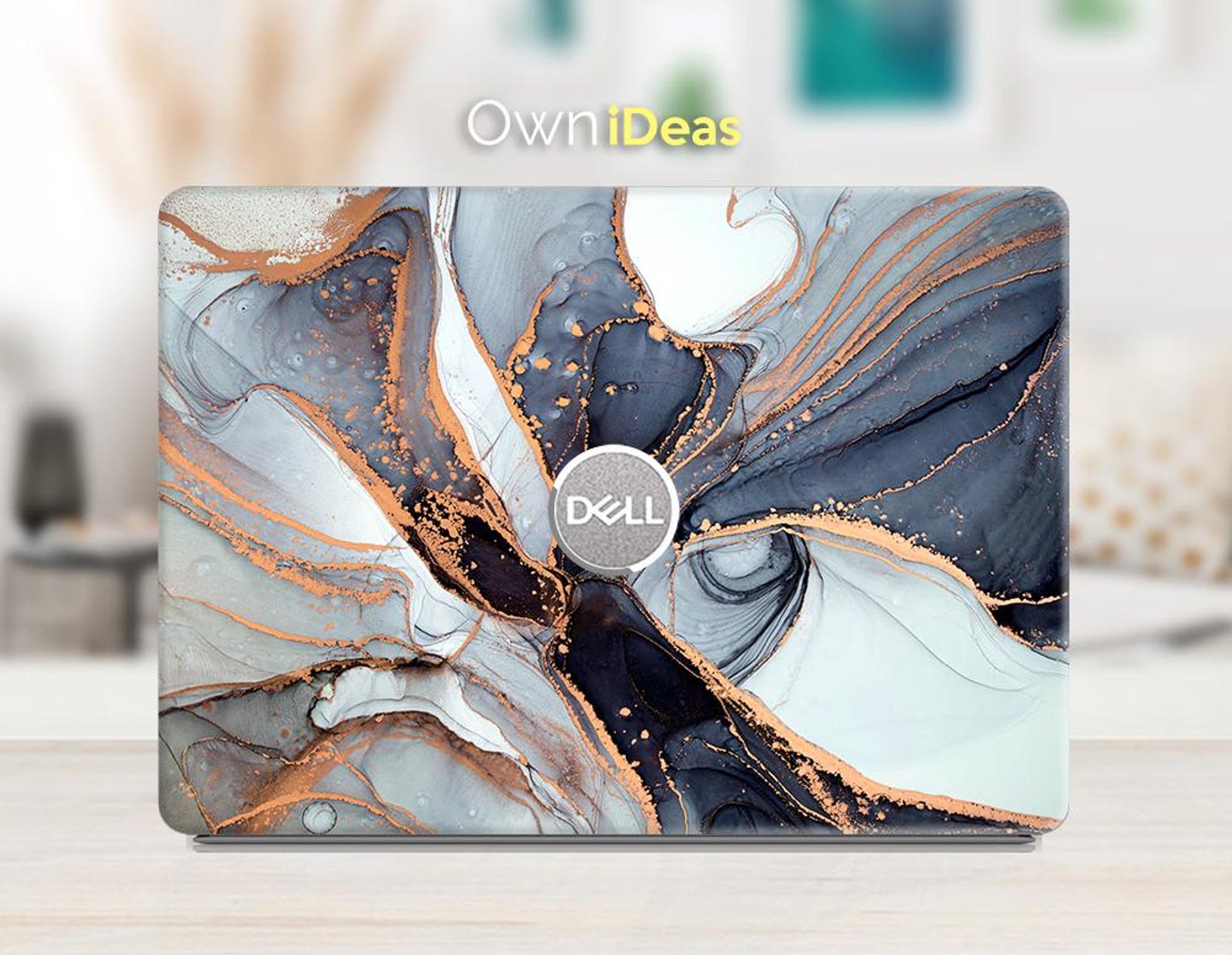 Dell Laptop Skins Latitude Marble Texture Personalized Gift Fits XPS ...