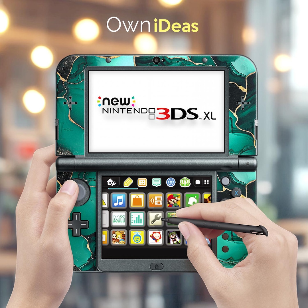 Nintendo 3DS Xl Skin With Transparent Shell Colorful Feast Design ...