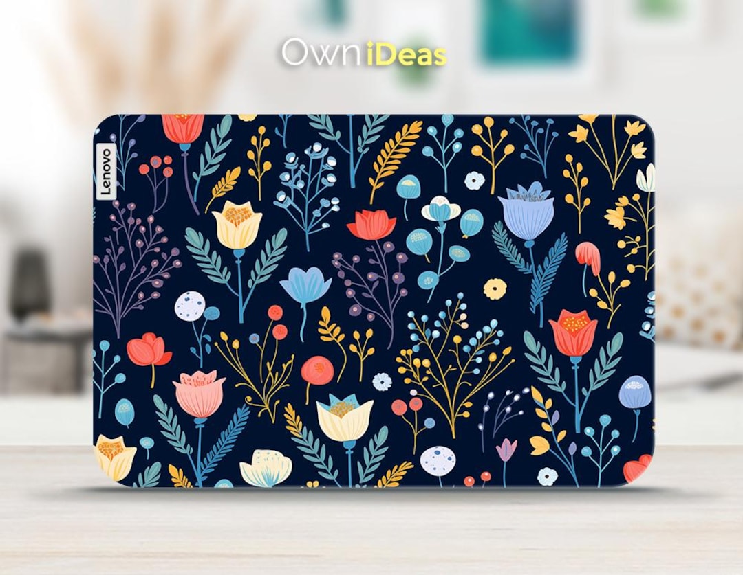 Lenovo Laptop Stickers Colorful Small Flower Design Vinyl Stickers ...