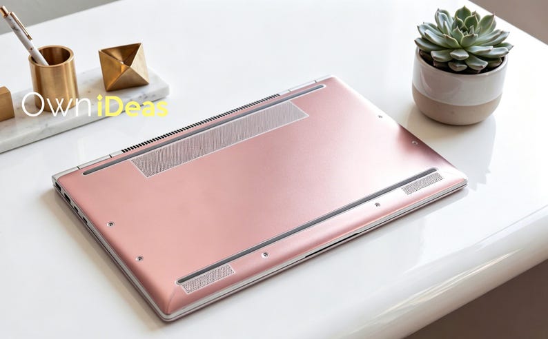 HP Laptop Skin Rose Solid Color Distinctive Customizable Gift Custom ...