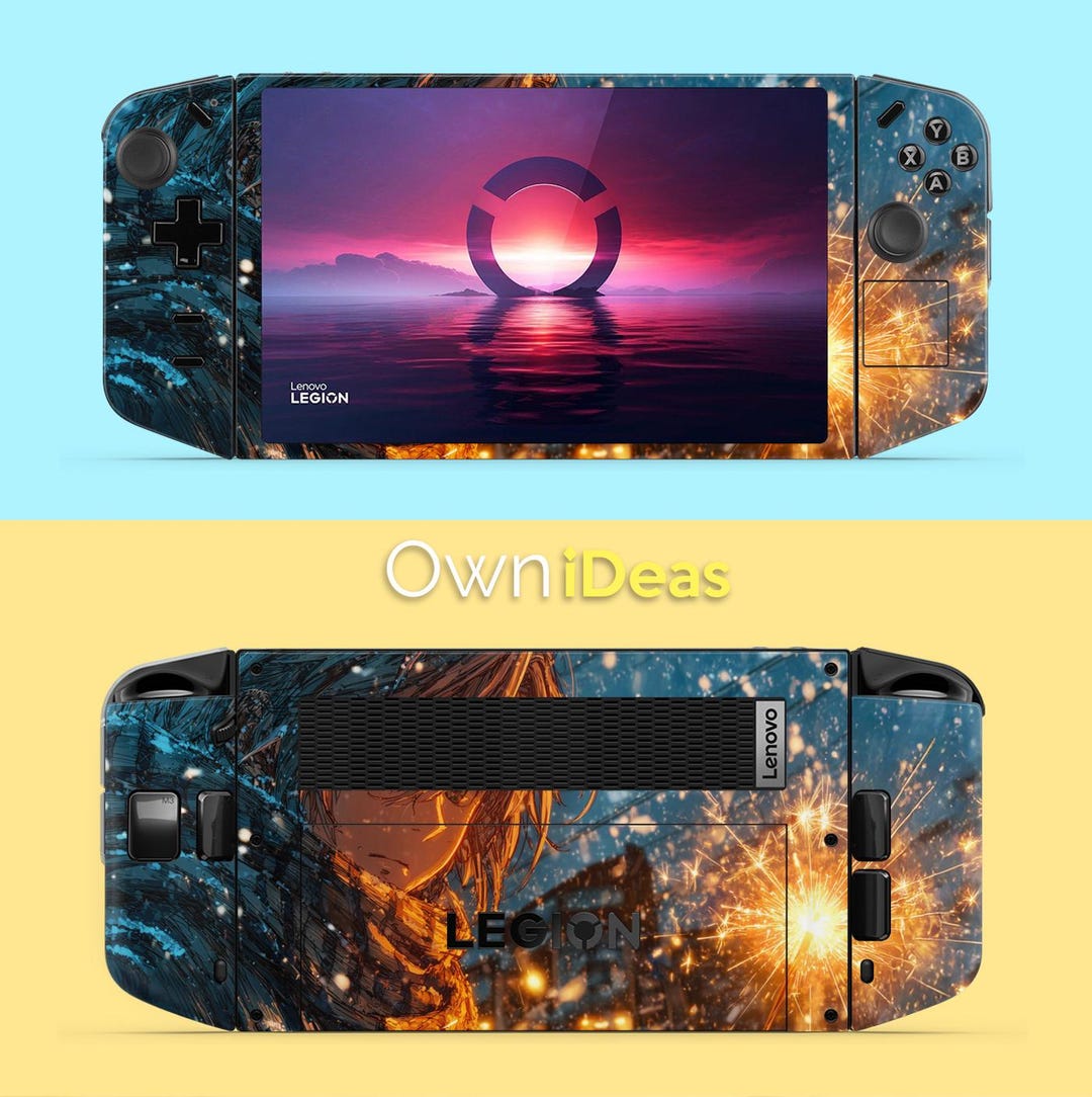 Legion Go 2 Skin With Clear Case Fireworks Design Custom Travel Photos ...