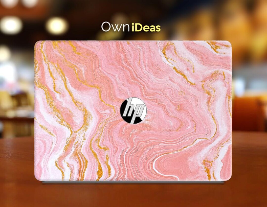 Hp Spectre Laptop Decal Elegant Marble Texture Custom Gift Vinyl ...