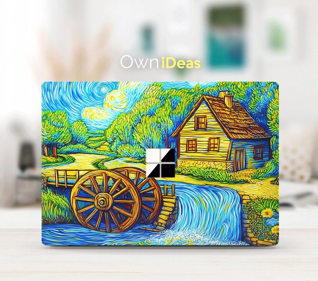 Surface Laptop Studio Protective Film Personalized Gift Oil Painting ...