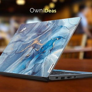 Lenovo Ideapad Slim Skin Pink Marble Design Personalized Customizable ...