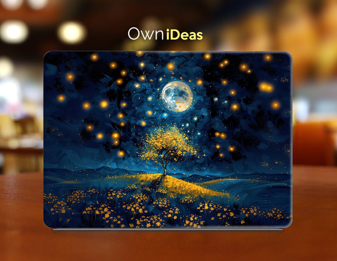 HP Laptop Protective Skin Gold Tree Design Personalized Gift for HP ...